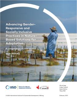 Advancing Gender-Responsive and Socially Inclusive Practices in Nature ...