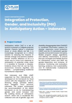 Integration of Protection, Gender, and Inclusivity (PGI) in ...