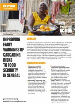 Improving early warnings of cascading risks to food security in Senegal ...