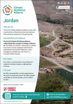 Jordan country brief - Zurich Climate Resilience Alliance